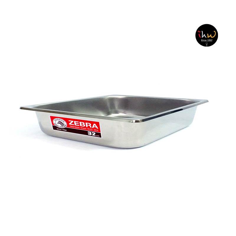Zebra Stainless Steel Food Pan Shallow 32cm – 141132 – International ...