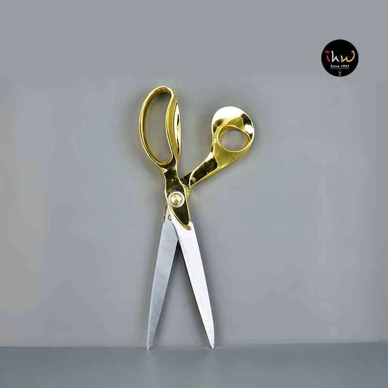 Stainless Steel Sewing Scissors for Quilting Fabric Crafts Gold - 10S ...